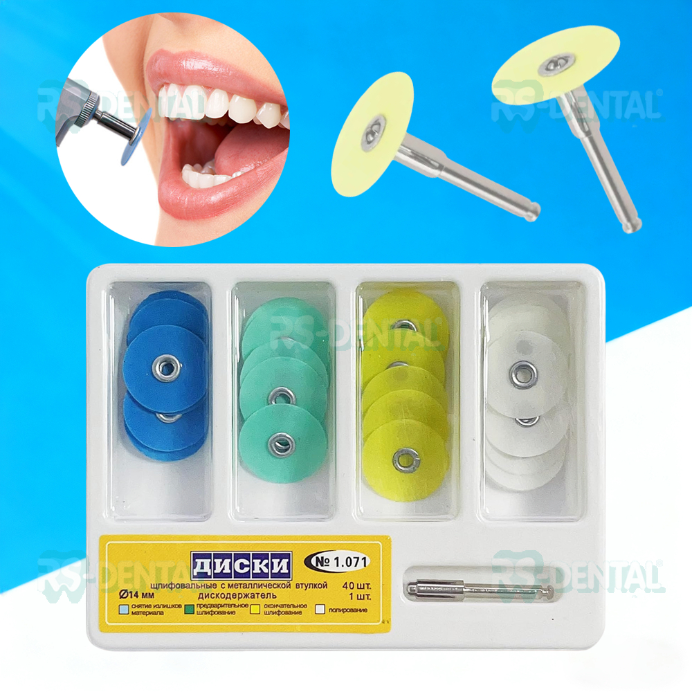 Jual 40Pcs/set Dental Composite Polishing Discs Soflex Mandrel ...