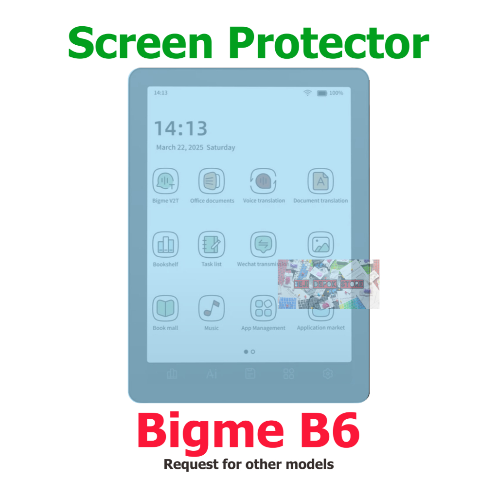 Jual Screen Protector Screen Guard Bigme B6 | Shopee Indonesia