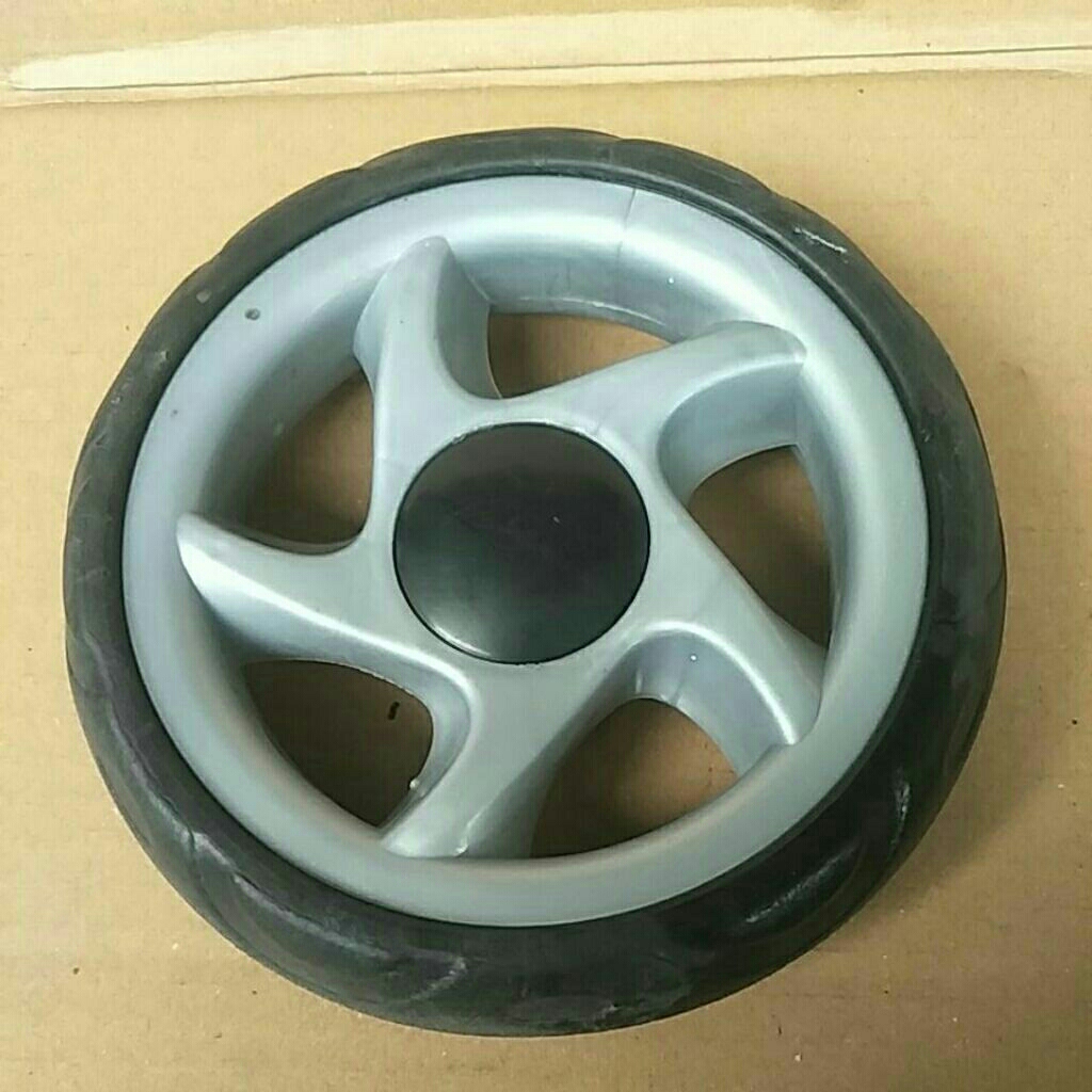 Jual roda stroller original bekas single diameter roda 14.5 diameter as ...