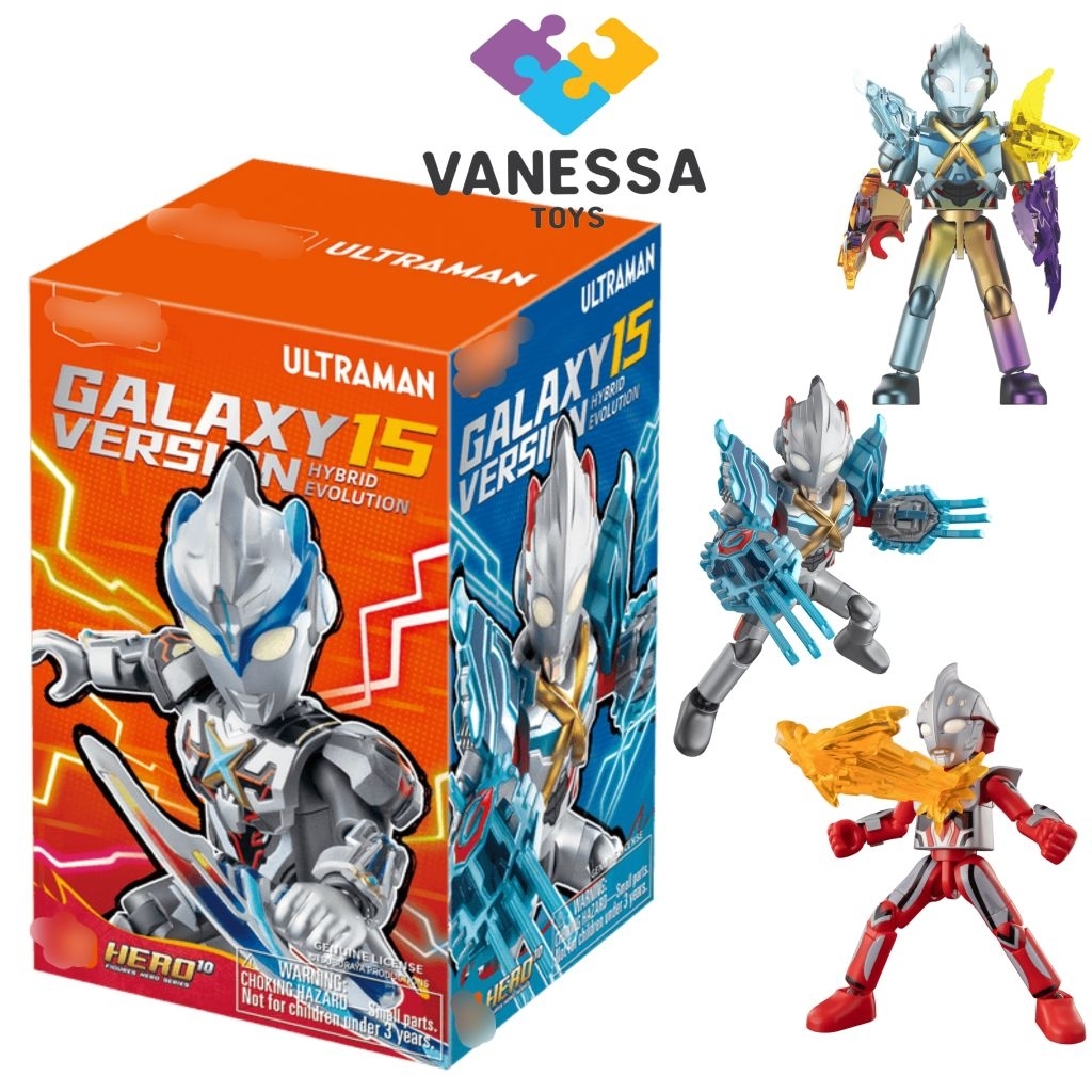 Jual (Blind Box 1 Pcs) Action Figure Blokees Ultraman Galaxy Version 15 ...
