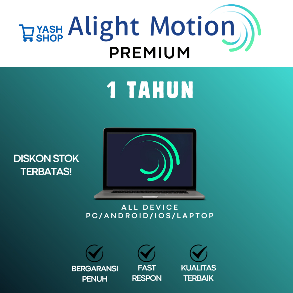 Jual ALIGHT MOTION PREMIUM PRIVATE 1 TAHUN | Shopee Indonesia