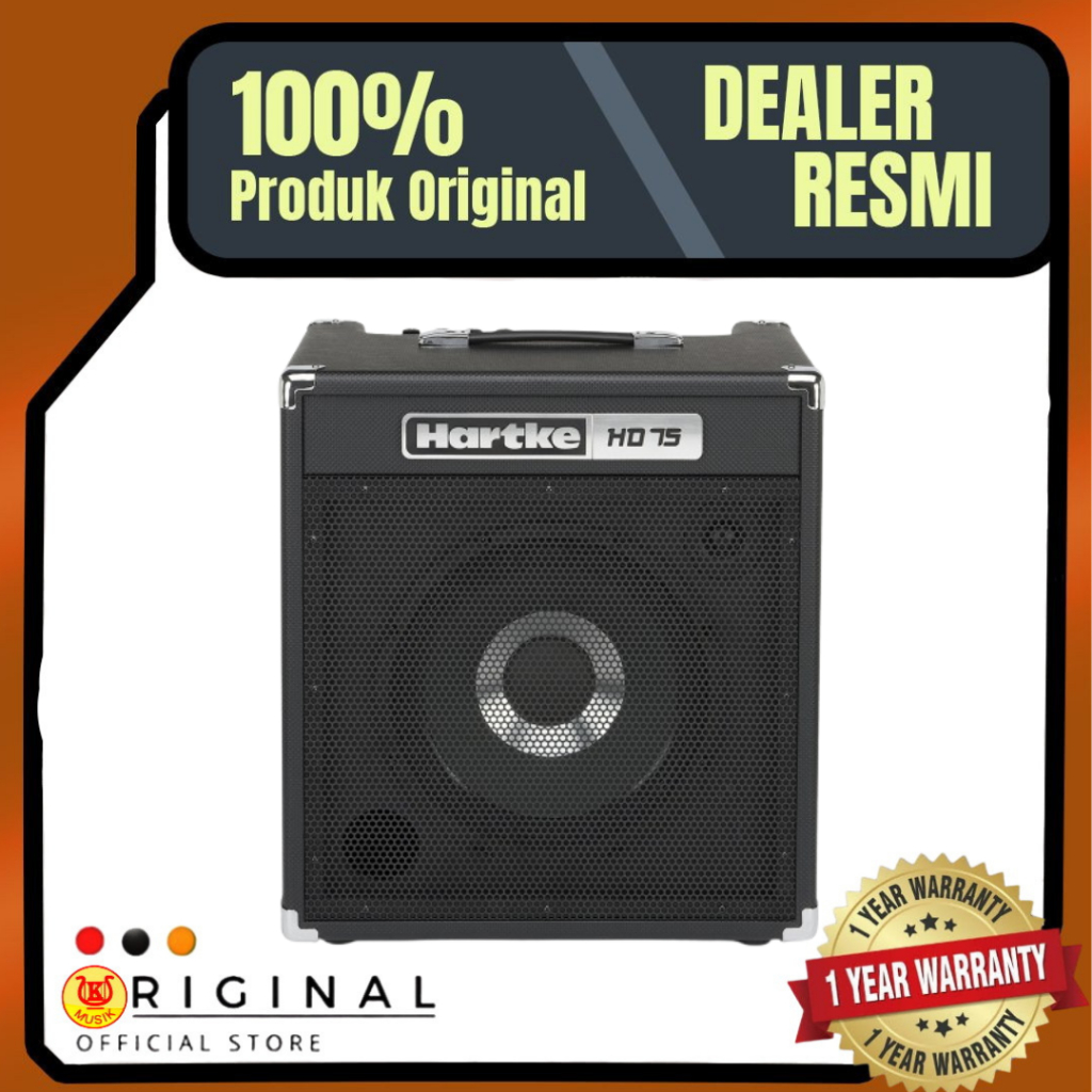 Jual Hartke HD75 / Amplifier Bass Guitar Elektrik / Combo Bass ...