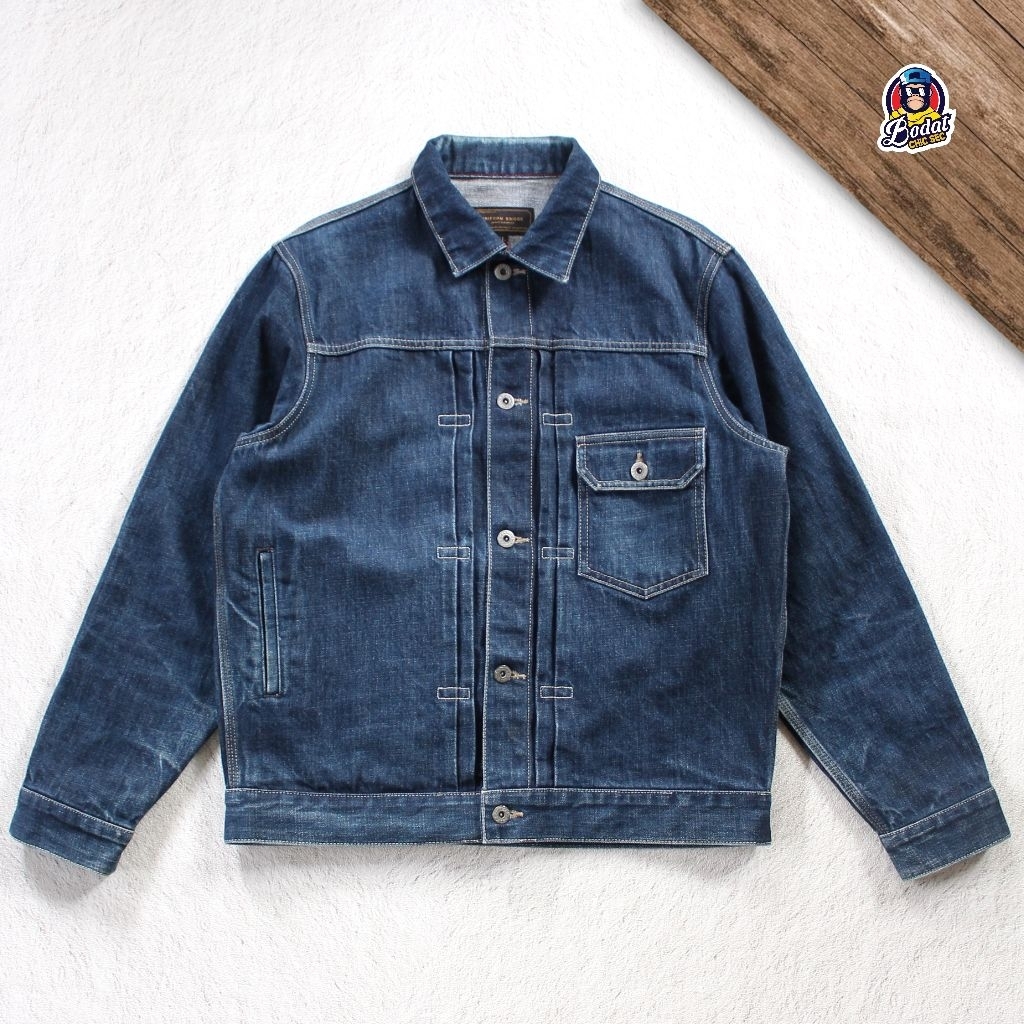 Jual Uniform Bridge Type I Trucker Denim/Jeans Jacket | Shopee Indonesia