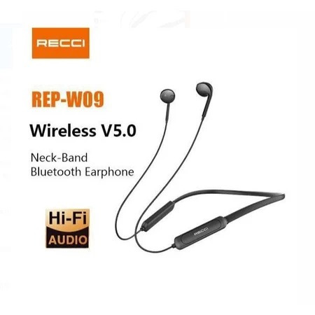 Jual TWS BLUETOOTH SPORTS NECK BAND REP W09/ EARPHONE GANTUNG LEHER OLAHRAGA WIRELLESS BLUETOOTH ...