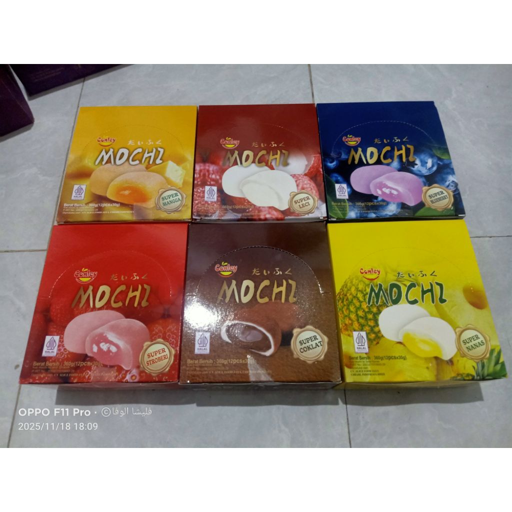 Jual Conley Mochi Super Kemasan Mini box isi 12pcs | Shopee Indonesia