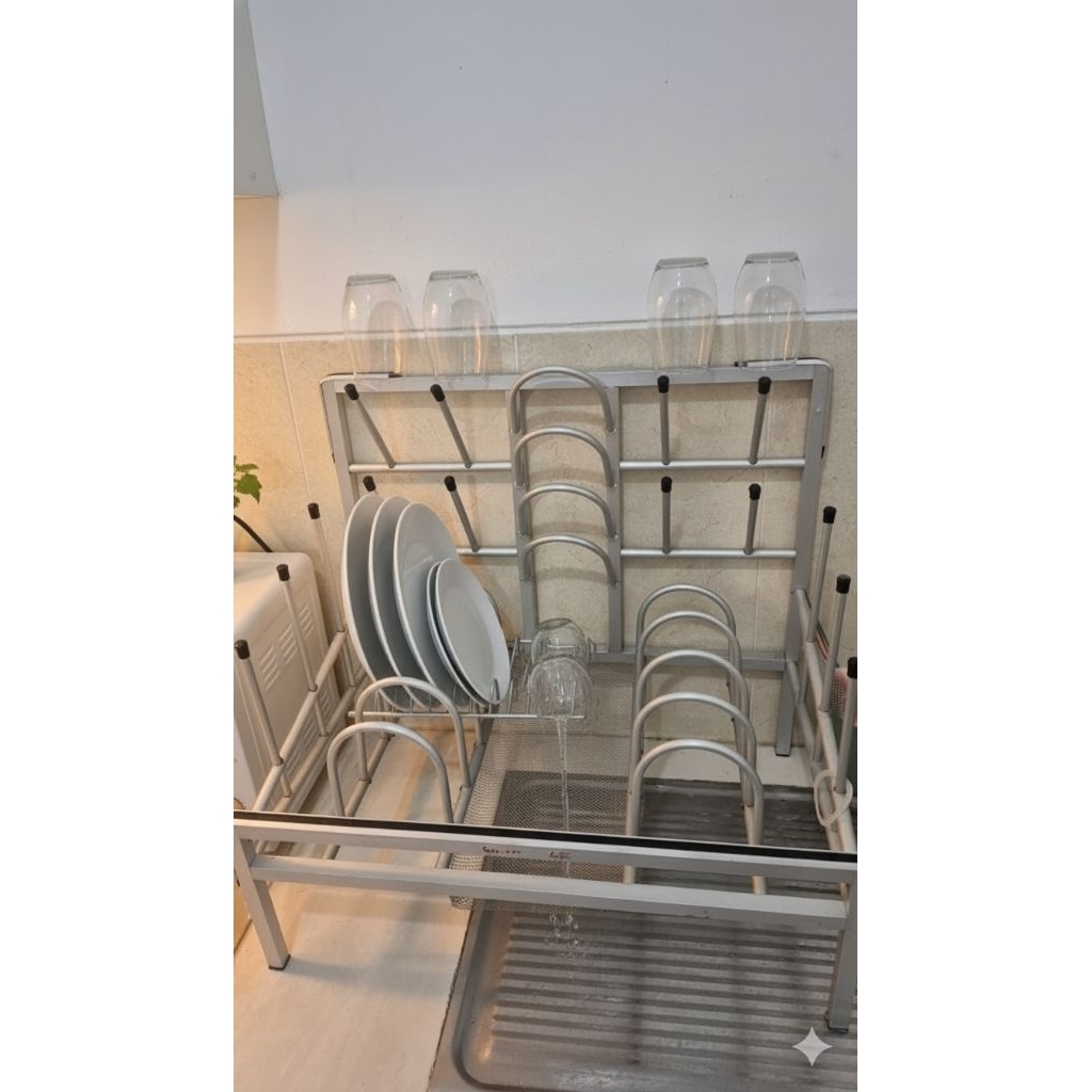 Jual Rak Piring Aluminium Stainles | Shopee Indonesia