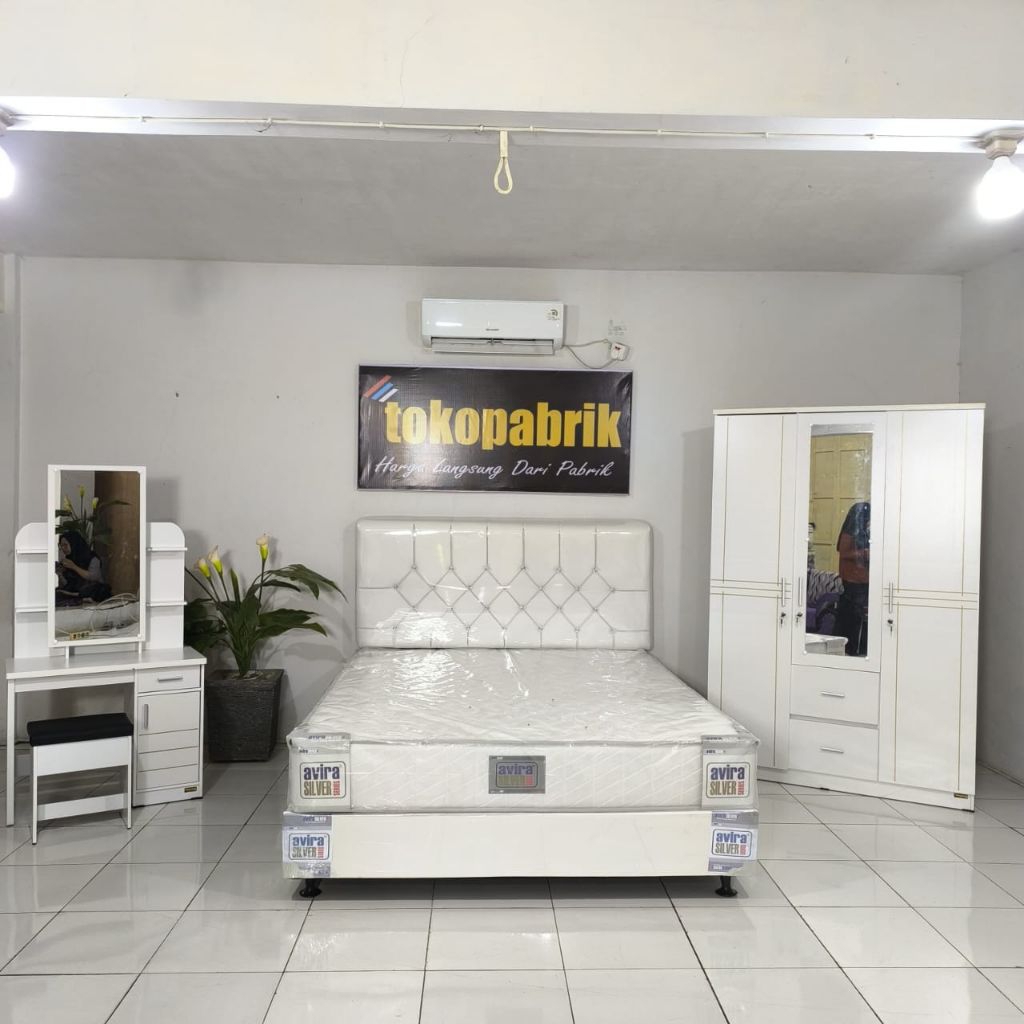 Jual Set Kamar 4 barang murah / Paket Kamar Seserahan Hemat Divan Dan ...