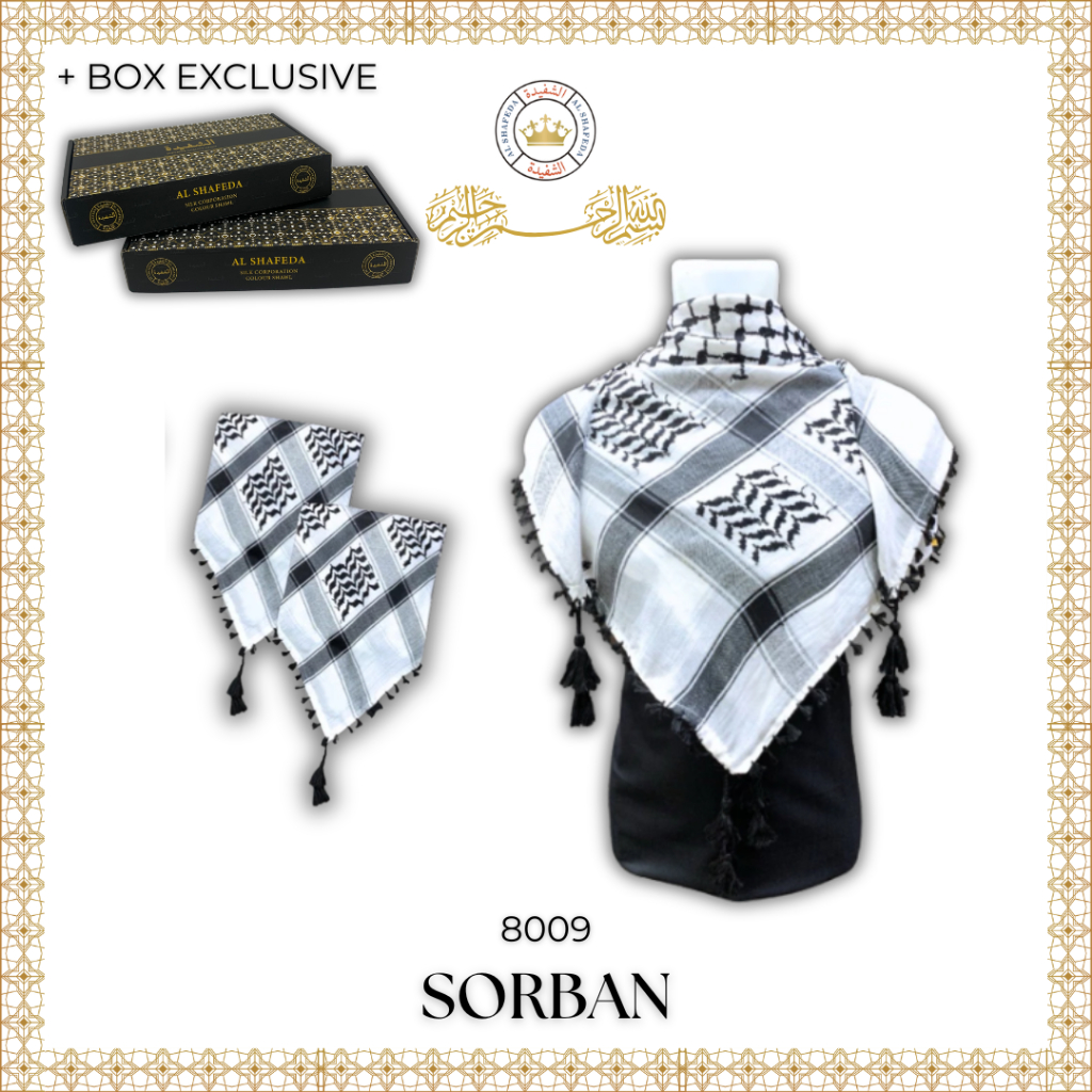 Jual ALSHAFEDA - Sorban Kafeeya Palestine Rumbai dewasa & anak laki ...