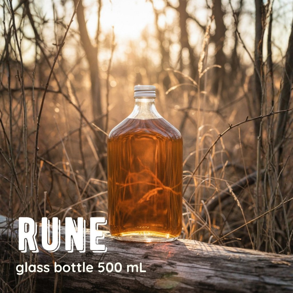 Jual RUNE Glass Bottle 500 mL | Botol Minum Kaca Ramah Lingkungan ...