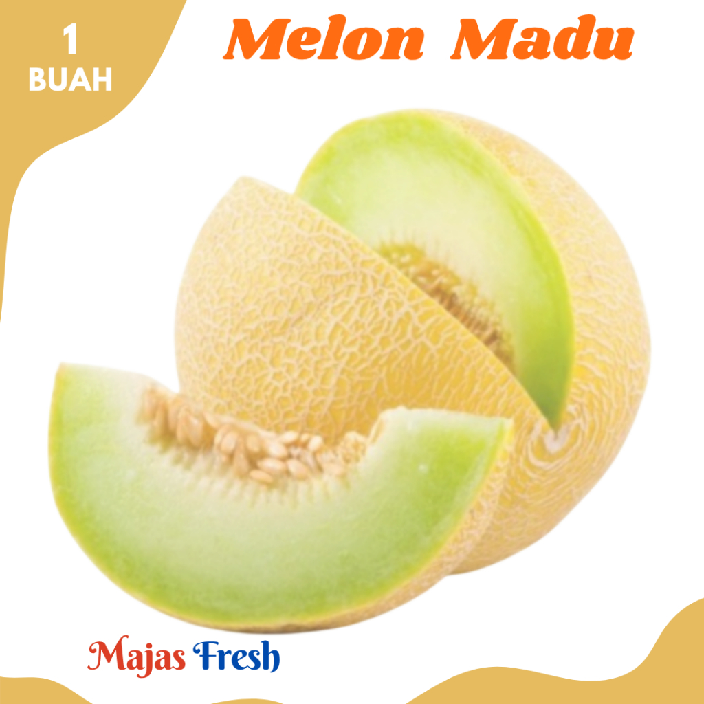 Jual MELON MADU Manis Segar - Buah Melon Madu Lokal Fresh | Size 1.4-1. ...