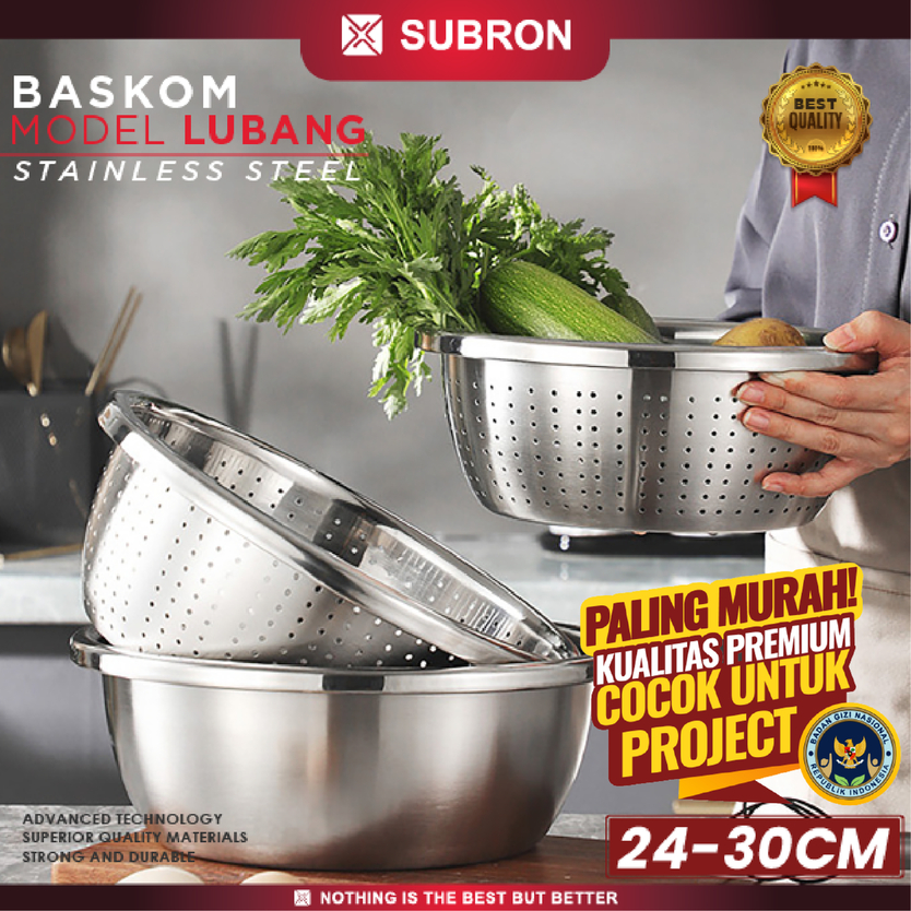 Jual SUBRON Baskom Model Lubang Saringan Harga Paling Terjangkau ...