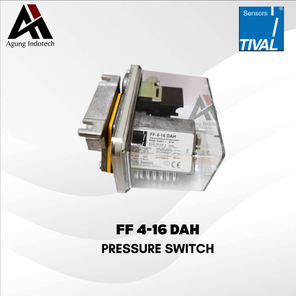 Jual TIVAL FF 4-16 DAH / FF4-16 DAH 16bar PRESSURE SWITCH | Shopee ...