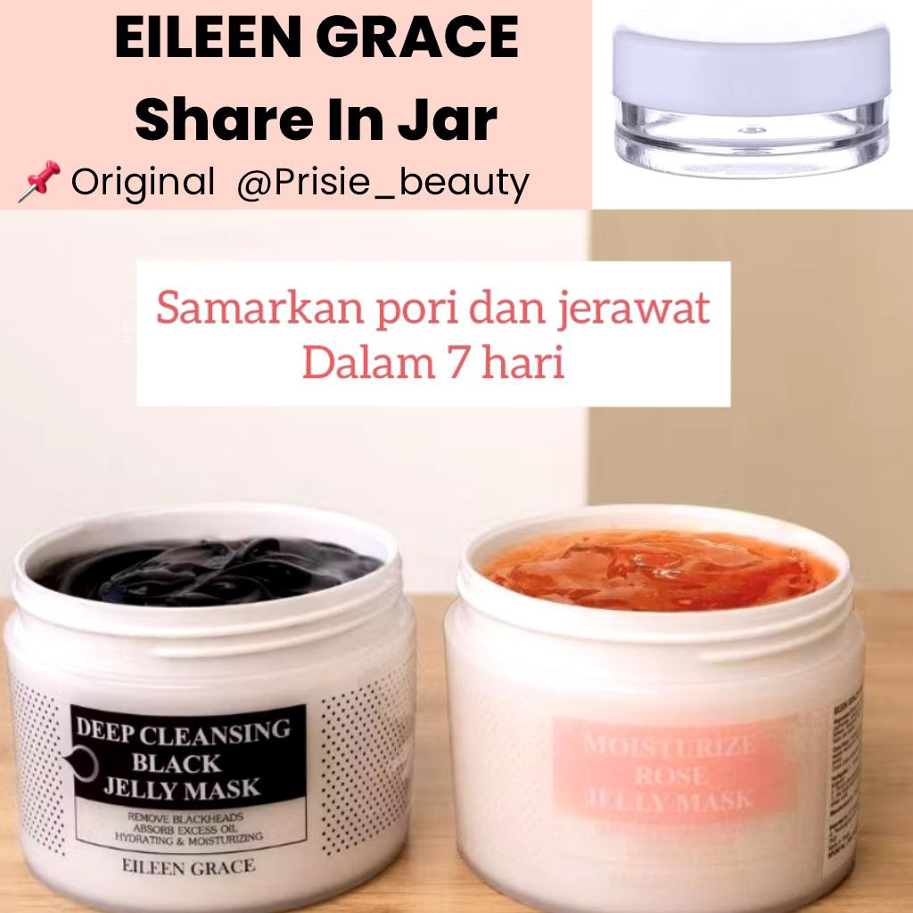 Jual (SHARE IN JAR) EILEEN GRACE MOISTURIZE ROSE JELLY MASK | DEEP ...
