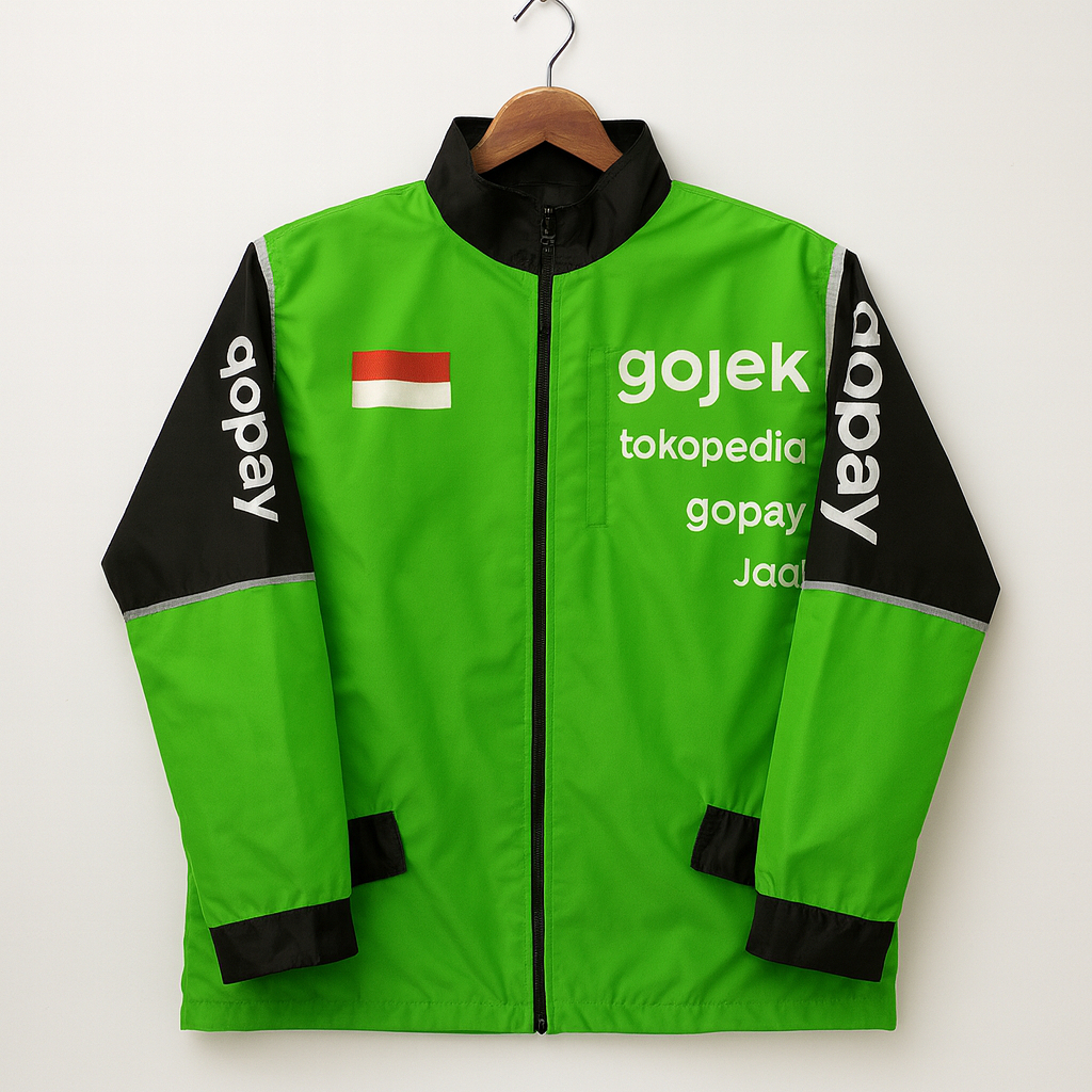 Jual Jaket Go-j3k Goto Terbaru - jaket gjk garuda - jaket driver ojol ...