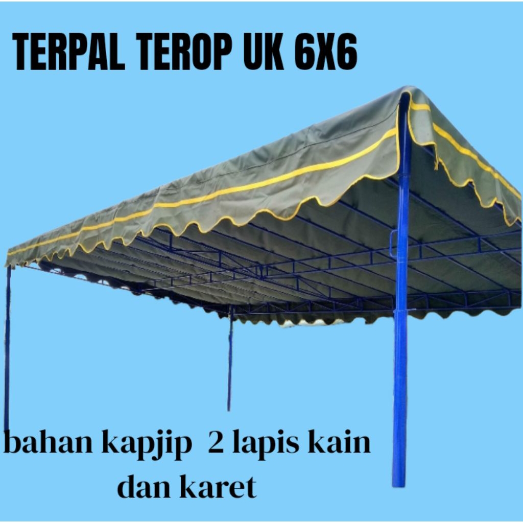 Jual TERPAL TEROP 6X6 BAHAN KAPJIP SUPER TEBAL | Shopee Indonesia