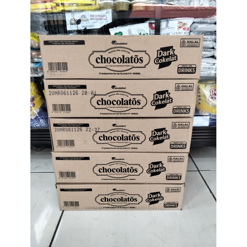 Jual Chocolatos Drink Chocolate Renceng 1 Dus | Shopee Indonesia