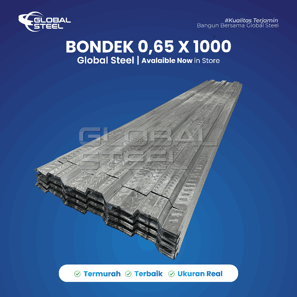 Jual Bondek 0,65 mm / Bondek Cor Tebal 0,65 mm | Shopee Indonesia