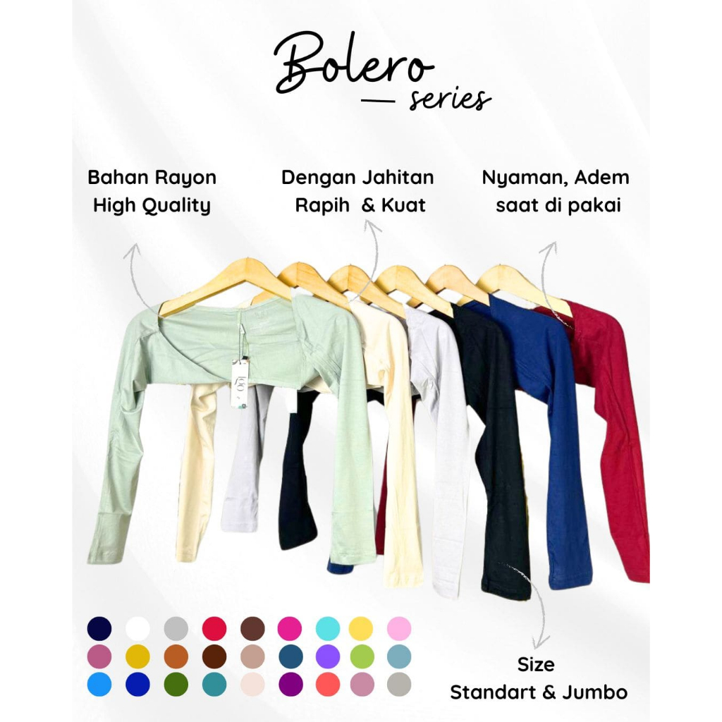 Jual MANSET BOLERO BAHAN RAYON PREMIUM size standar - jumbo BB 30KG ...