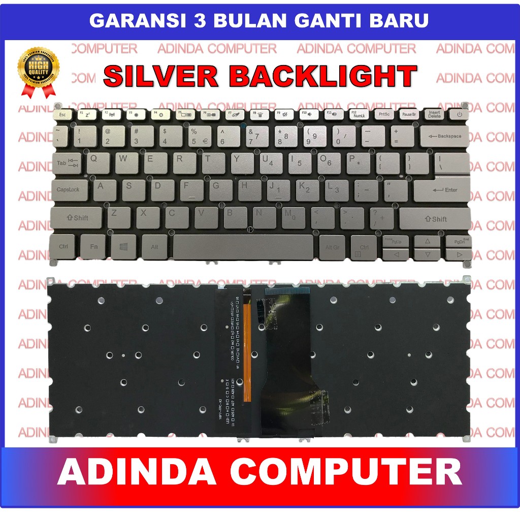Jual Keyboard Acer Swift 3 SF314-41 Infinite 4 SF314-511 SF314-51 SF314 ...