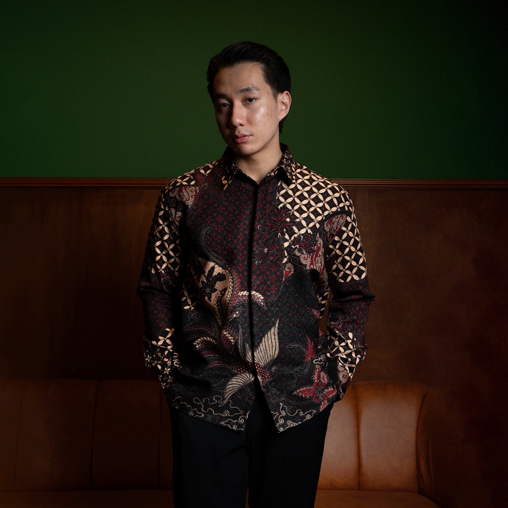 Jual Enzy Batik Exclusive Kemeja Batik Pria Indrawarman - Maroon ...