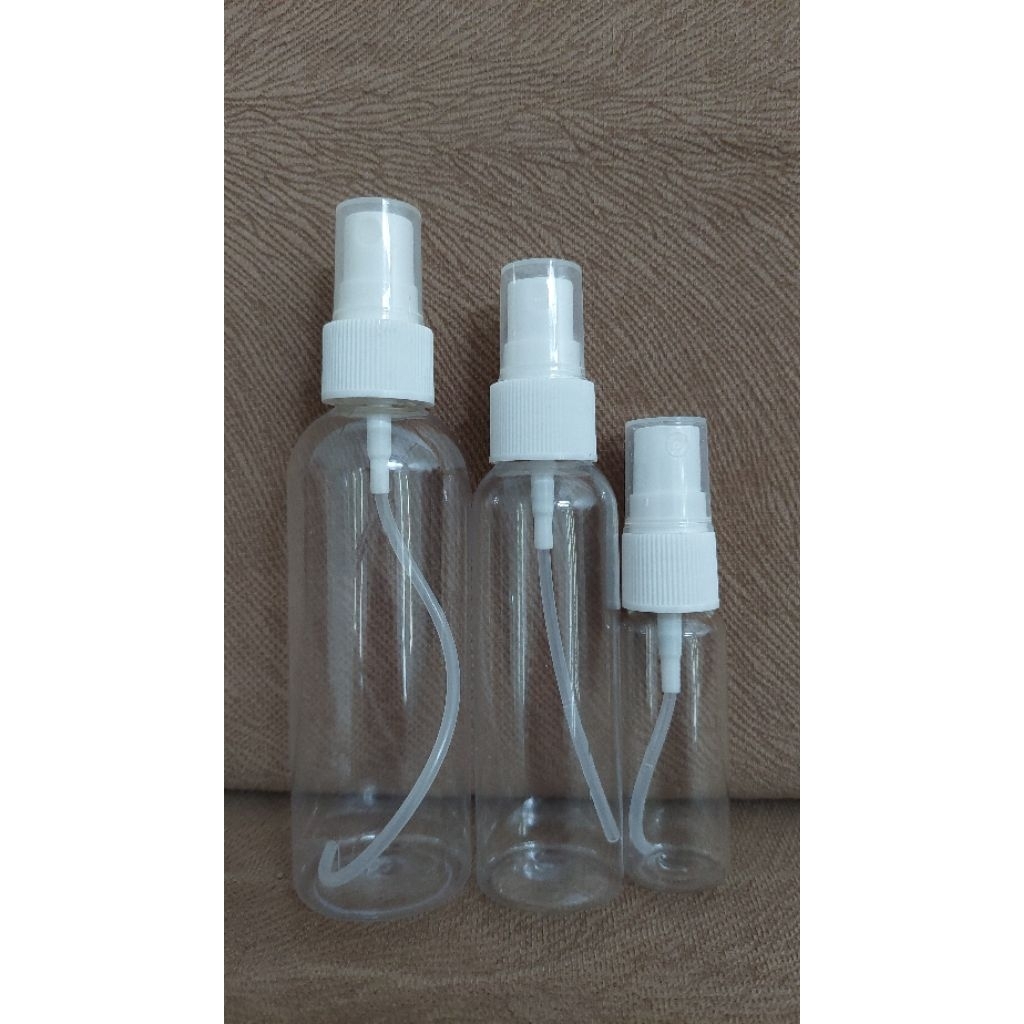 Jual Botol Spray Refill Plastik Botol Isi Ulang Serbaguna isi 3 Ukuran ...