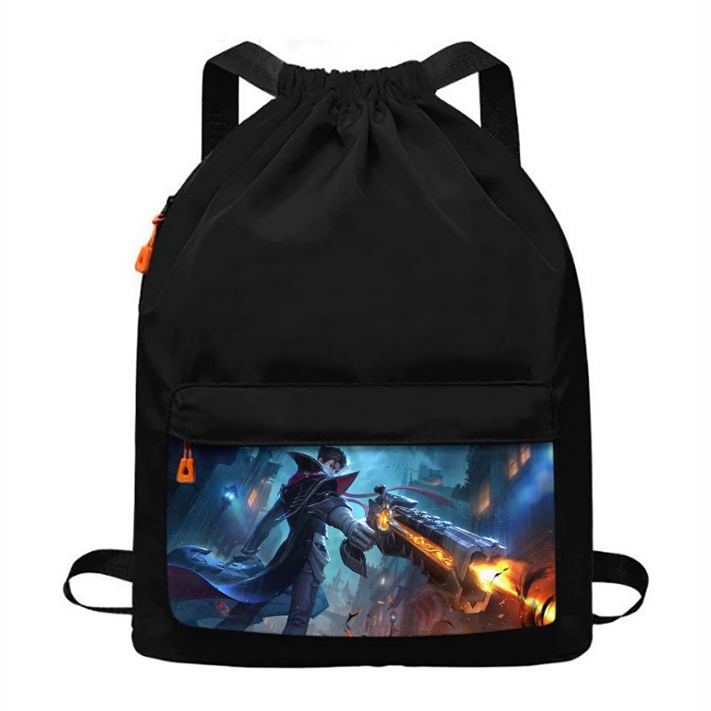 Jual Tas Ransel Kerut Bahan Kanvas Waterproof Pria Wanita Motif Granger ...