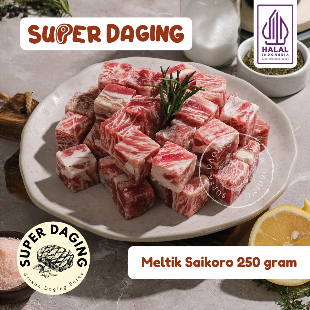 Jual SUPER DAGING Premium Saikoro Meltik Cubes 250 gram | Shopee Indonesia