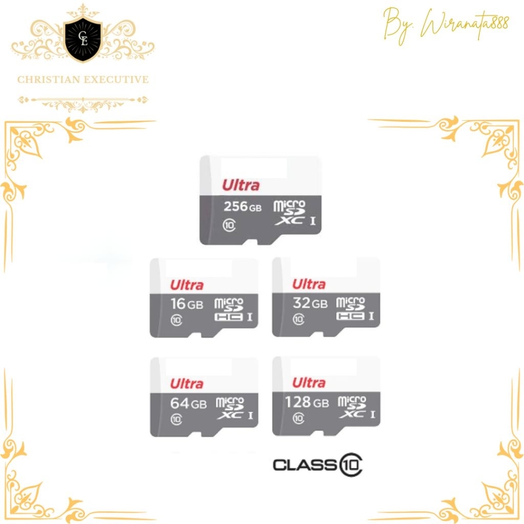 Jual Ultra memory card class 10 32GB/64GB/128GB/256GB kartu memory sd ...
