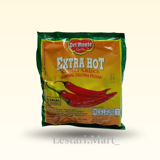 Jual Delmonte Extra Hot Sachet ( 8gr x 24 Sachet ) Delmonte Saus Sambal ...
