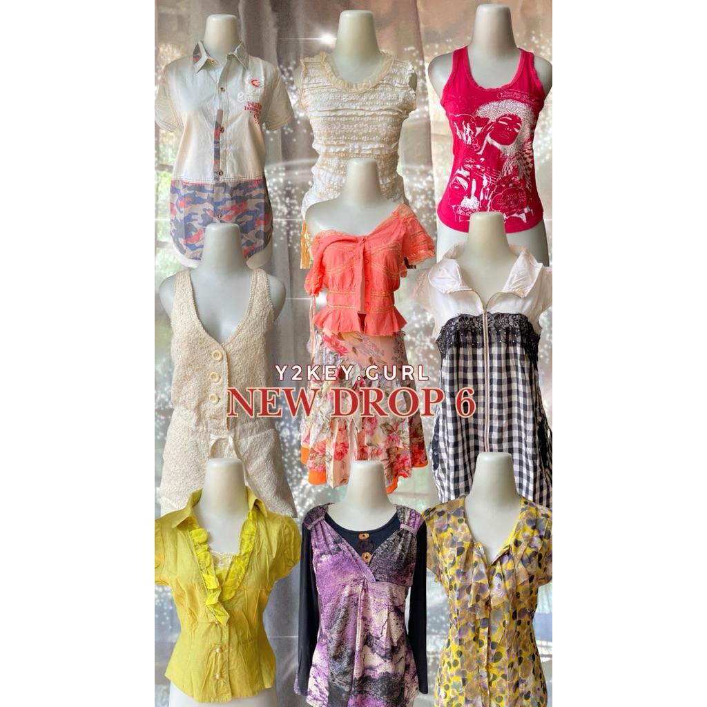 Jual Y2key’s Drop 6 Checkout Link Available Items Clothes Acubi Y2k ...