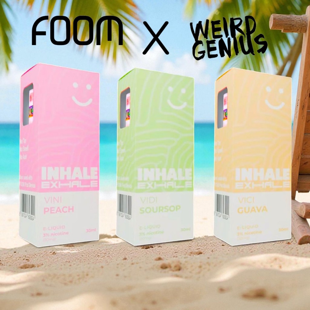 Jual Foom WG Inhale Exhale Series Saltnic 30ML By Foom X WG | Shopee ...