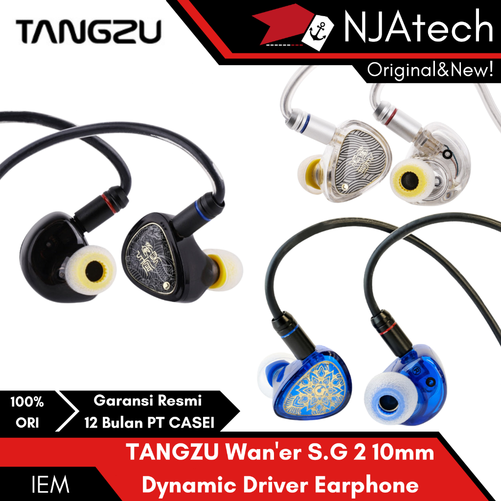 Jual Tangzu Waner 2 / Waner S.G 2 10mm Dynamic Driver In Ear Monitor ...