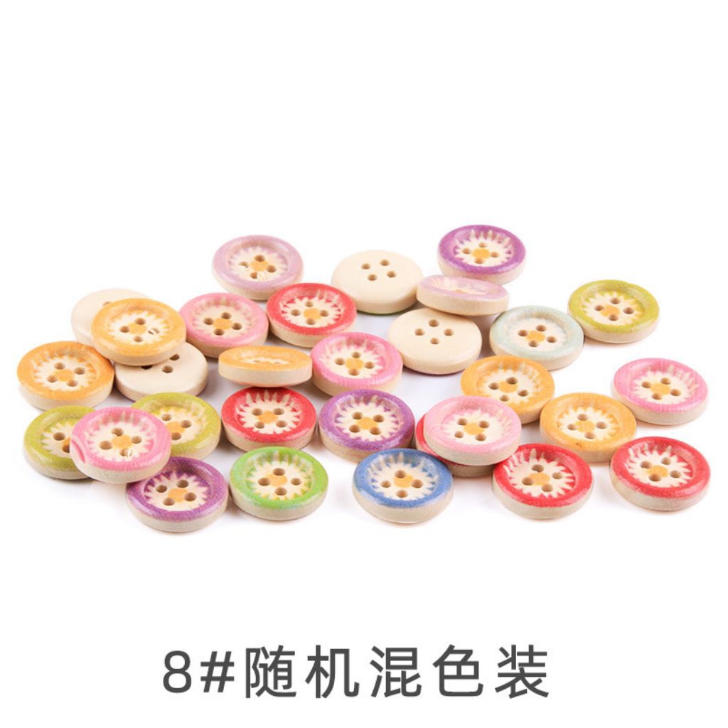 Jual Kancing Bunga Polet Kuning 15mm (8 pcs) | Shopee Indonesia