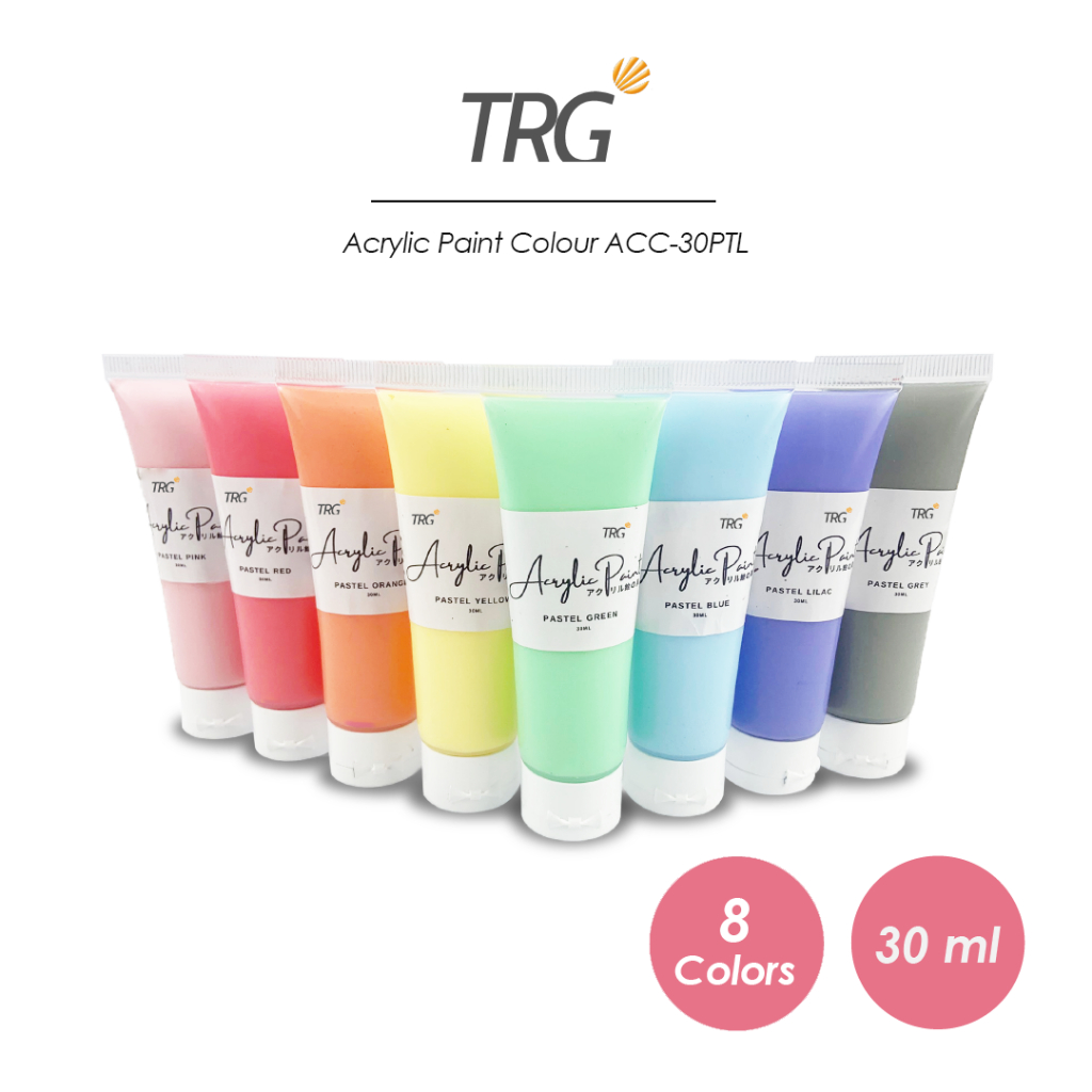 Jual TRG Acrylic Paint Pastel Colour 30 ml ACC-30PTL - Cat Akrilik ...