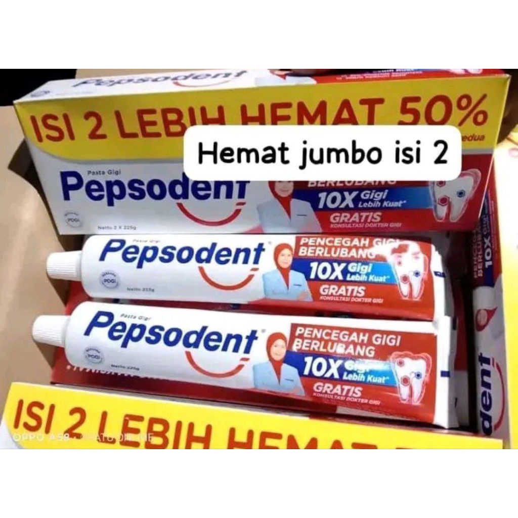 Jual PEPSODENT 225G X 2PCS | Shopee Indonesia