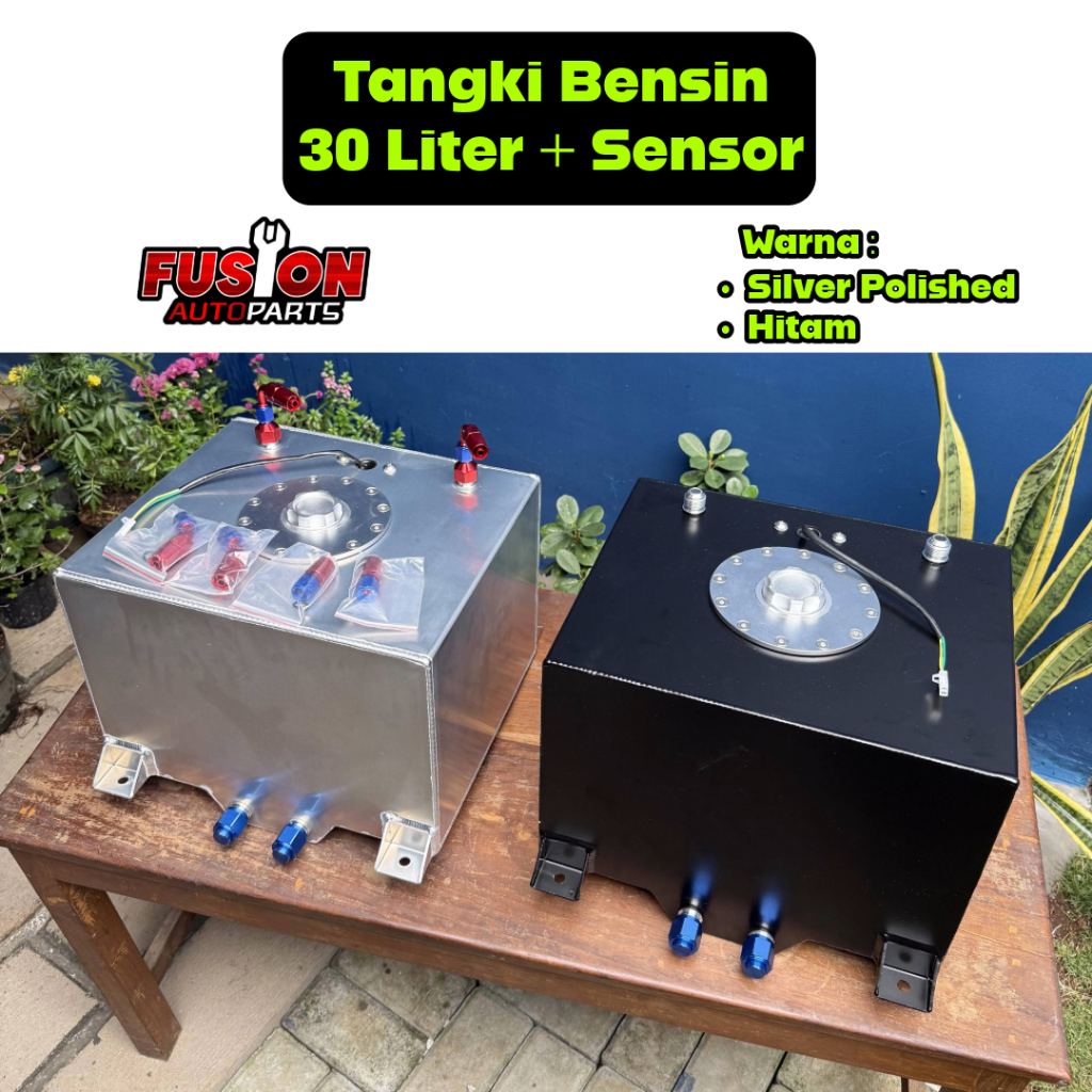 Jual Tangki Bensin 30 Liter Fuel Tank Aluminium Set Tanki Minyak Diesel ...