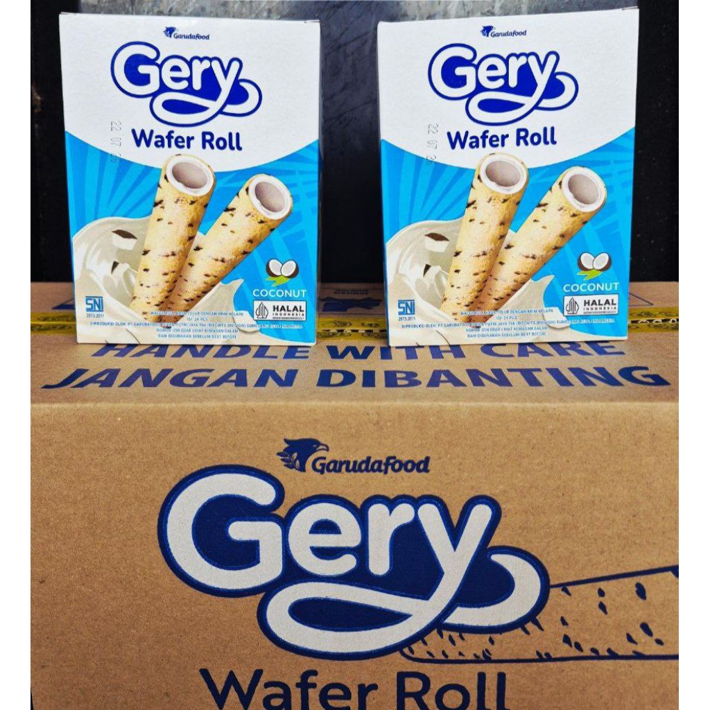 Jual Gery wafer roll coconut | Shopee Indonesia