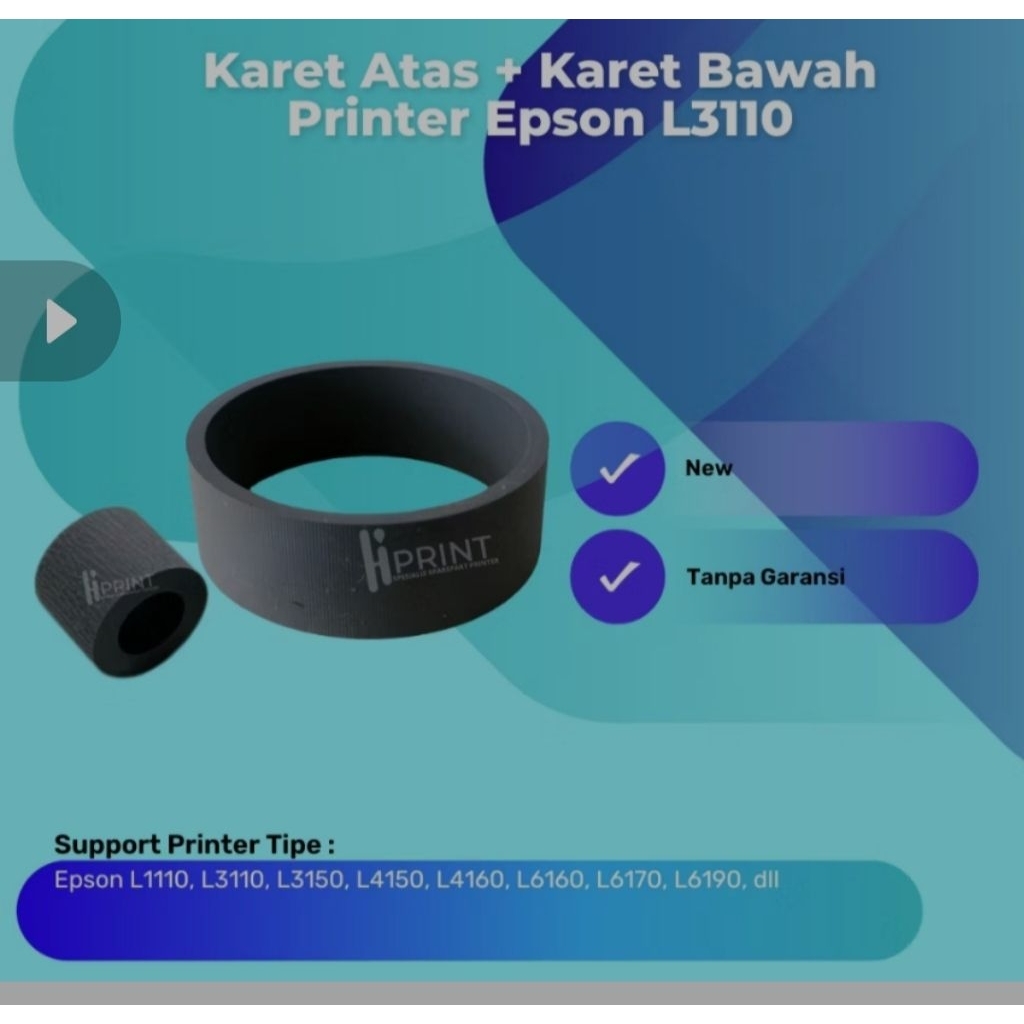 Jual karet roller atas dan bawah epson L3210 dan setipe | Shopee Indonesia