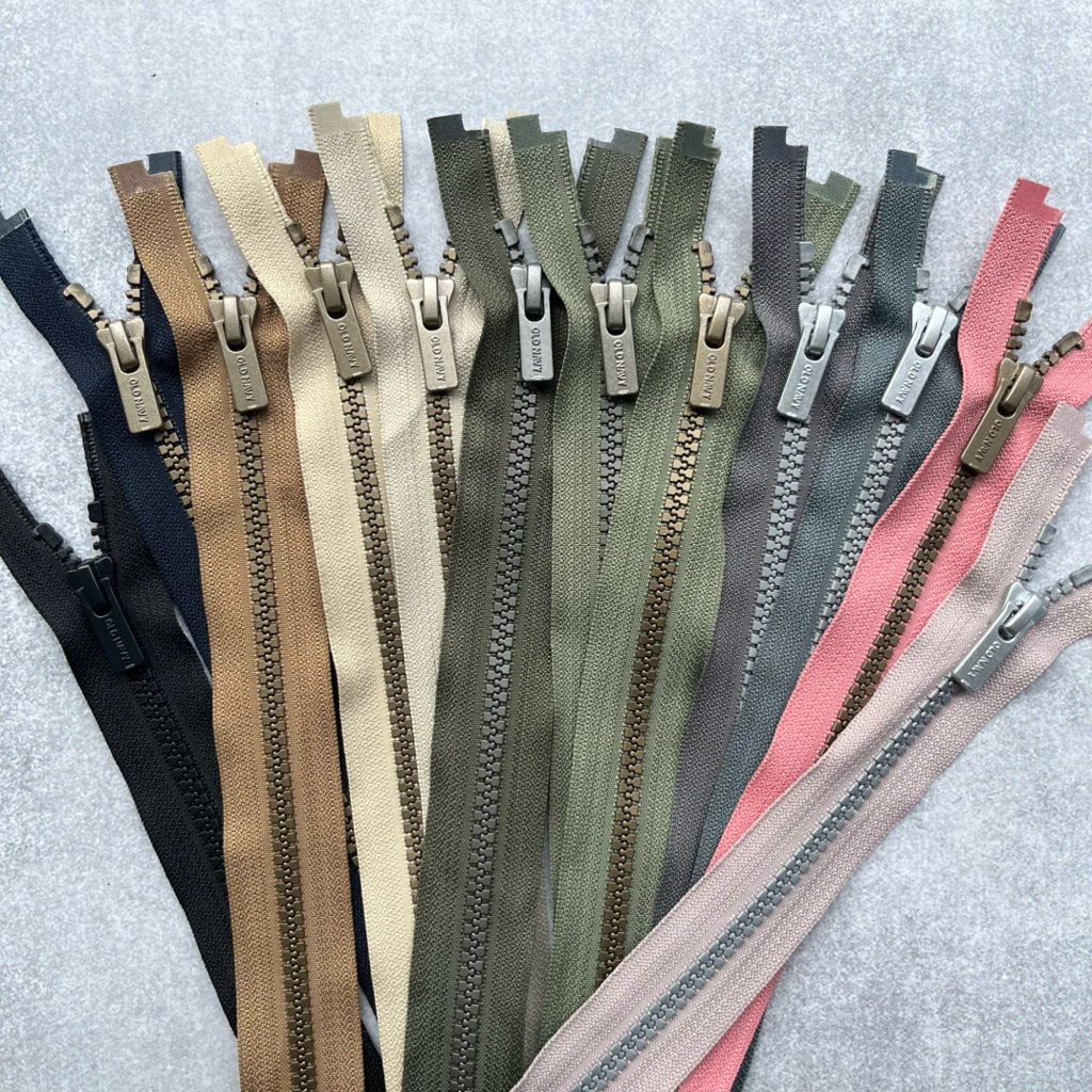 Jual 1 Pcs Resleting Open End YKK Vislon No. 5 Warna Bervariasi Panjang ...