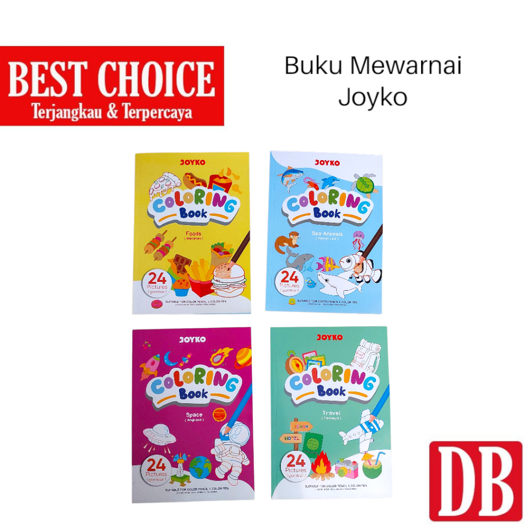 Jual Buku Mewarnai / Coloring Book Joyko CLBK-3502 (1 pcs) | Shopee ...