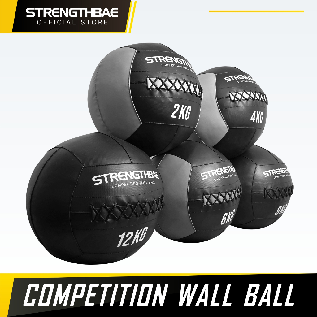 Jual Wall Ball Competition STRENGTHBAE Medicine Ball Bola Gym Fitness ...