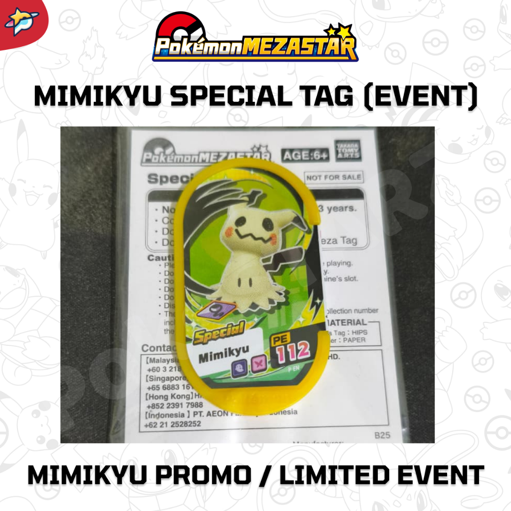 Jual Mimikyu Special Tag Pokemon Mezastar Event - Mimikyu Promo Z-Move ...