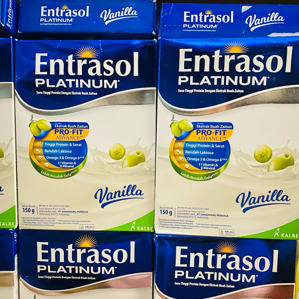 Jual Entrasol Platinum 150g Vanilla - Exp 20 FEB 2026 | Shopee Indonesia