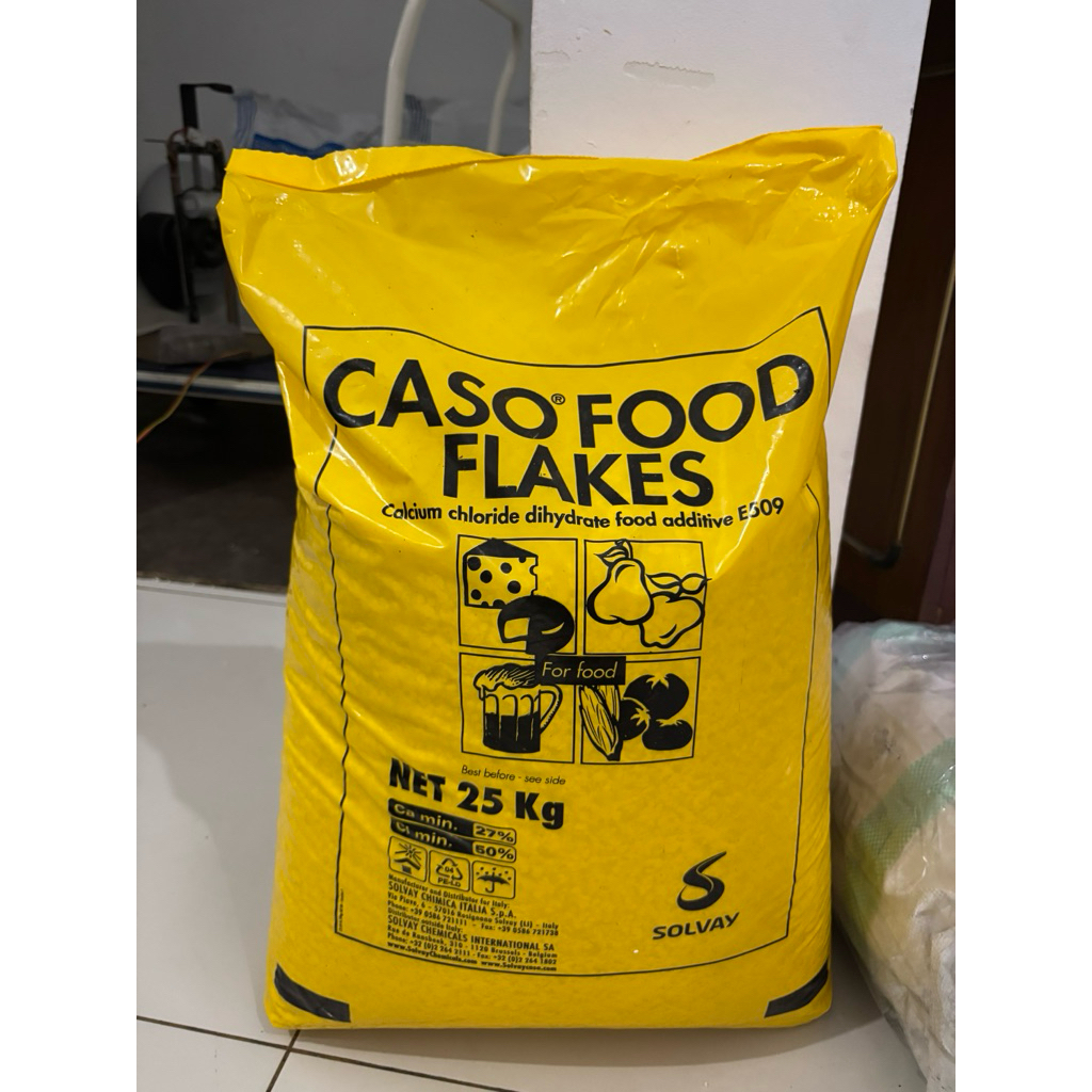 Jual [CLP] Calcium Chloride / Kalsium Klorida / CaCl2 Food Grade 25Kg ...
