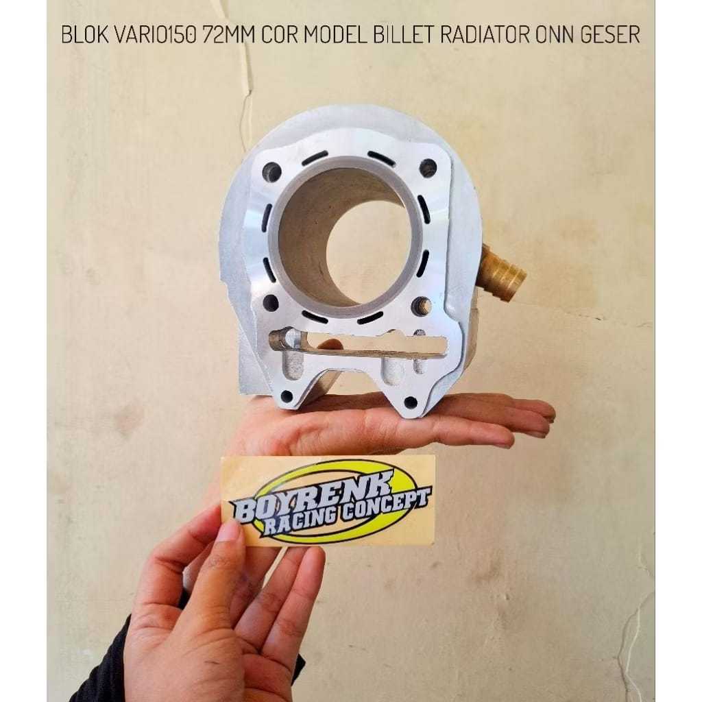 Jual CYLINDER BLOCK VARIO 125 VARIO 150 BILLET MODEL FFA LINER LUAR ...