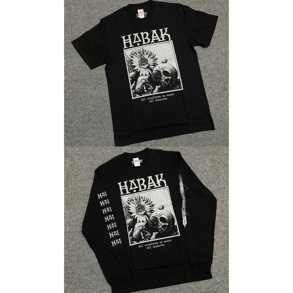 Jual Habak Official Kaos Band Katun Hitam | Shopee Indonesia