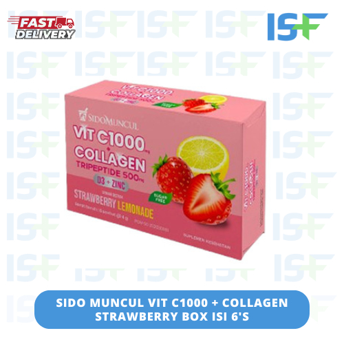 Jual ISF SIDOMUNCUL VITAMIN C1000 + COLLAGEN MINUMAN KOLAGEN RASA ...