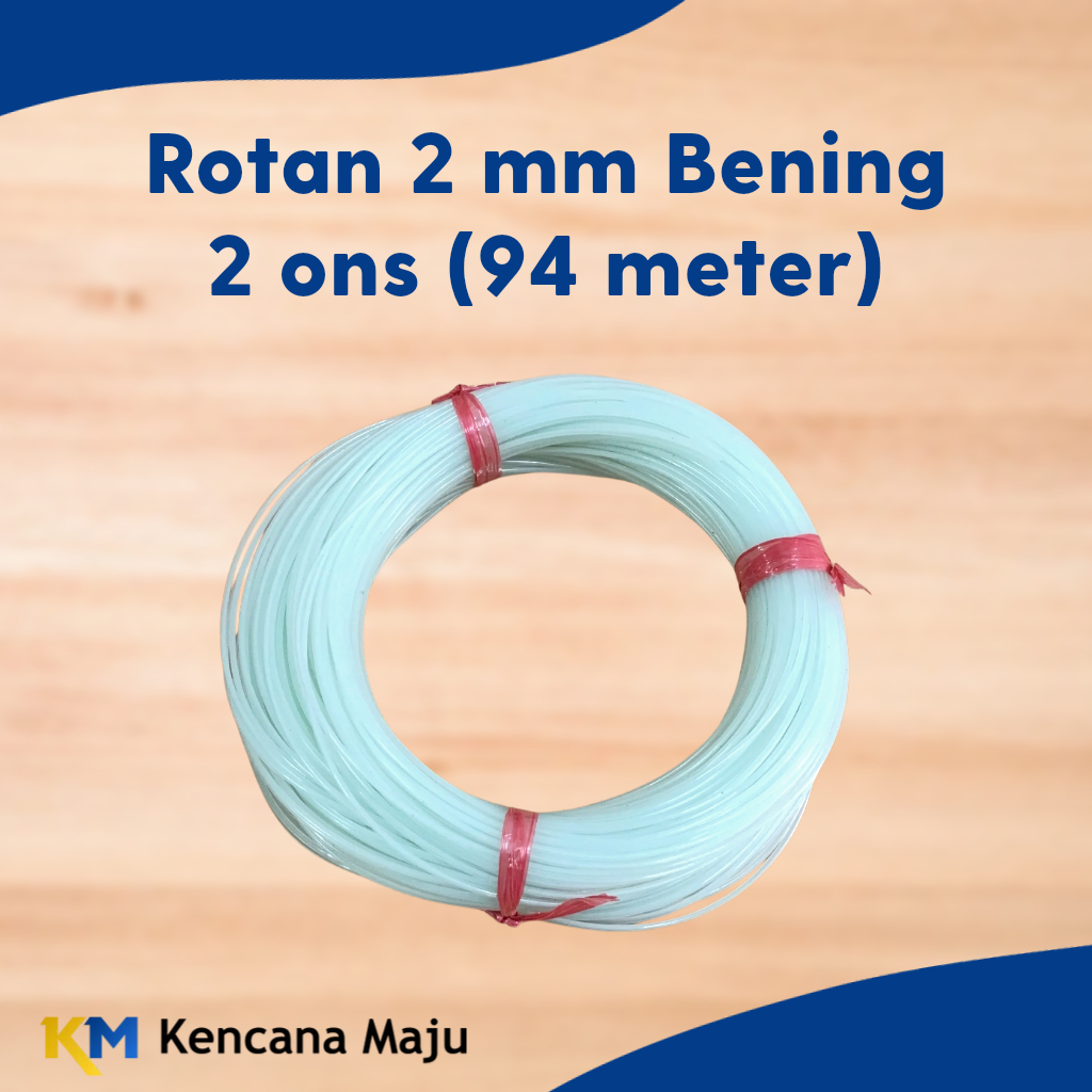 Jual Tali Lis Rotan 2 mm Bening isi 94 meter | Shopee Indonesia