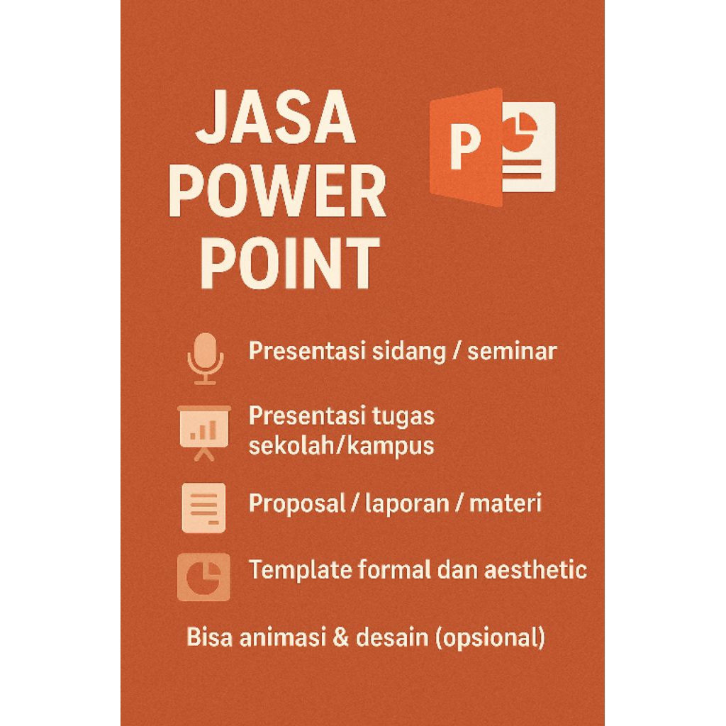 Jual Jasa Buat PPT | Presentasi Profesional | Template PowerPoint ...