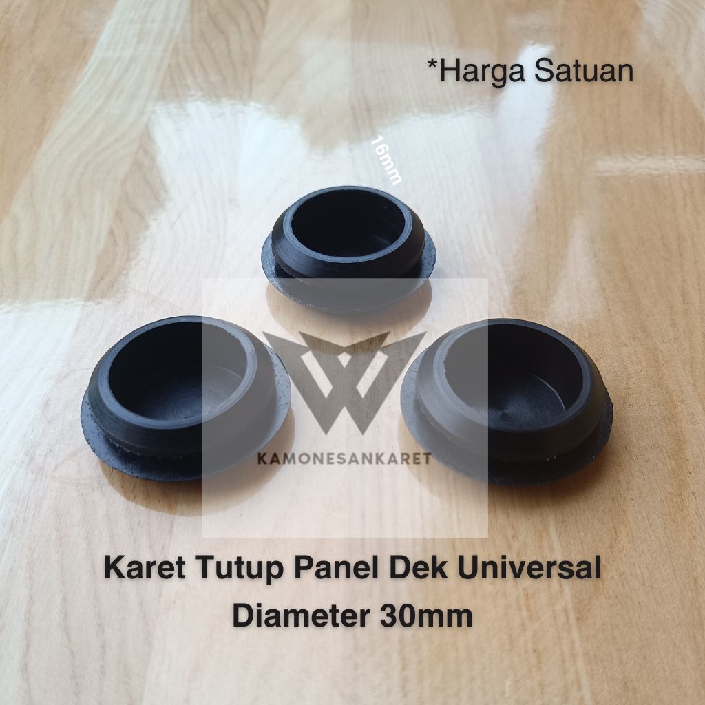 Jual Karet Tutup Lubang Panel Dek Diameter 30mm / Karet Tutup Lubang ...